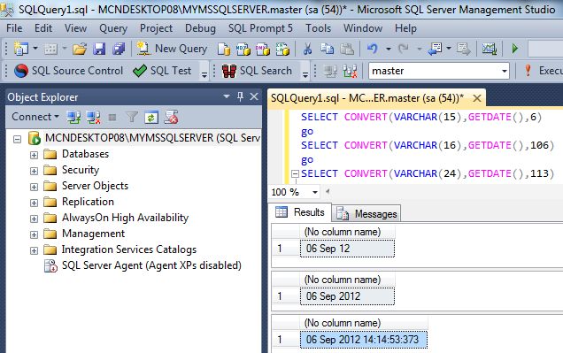 Sql Tarih Sorgusu Ve Datetime Convert Format ALKANFATIH